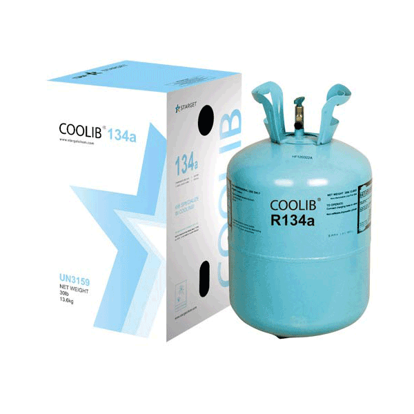 گاز R134 کولیب با وزن 13/6 کیلوگرم | coolib | استعلام قیمت گاز مبرد | چیلیران