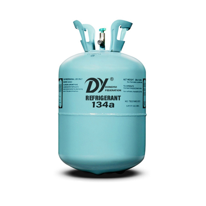 گاز R134 دی وای با وزن 13/6 کیلوگرم | DY | استعلام قیمت گاز مبرد | چیلیران
